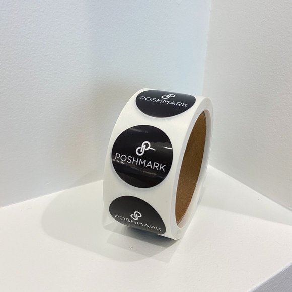 Poshmark | Office | Wafer Stickers Black Logo | Poshmark